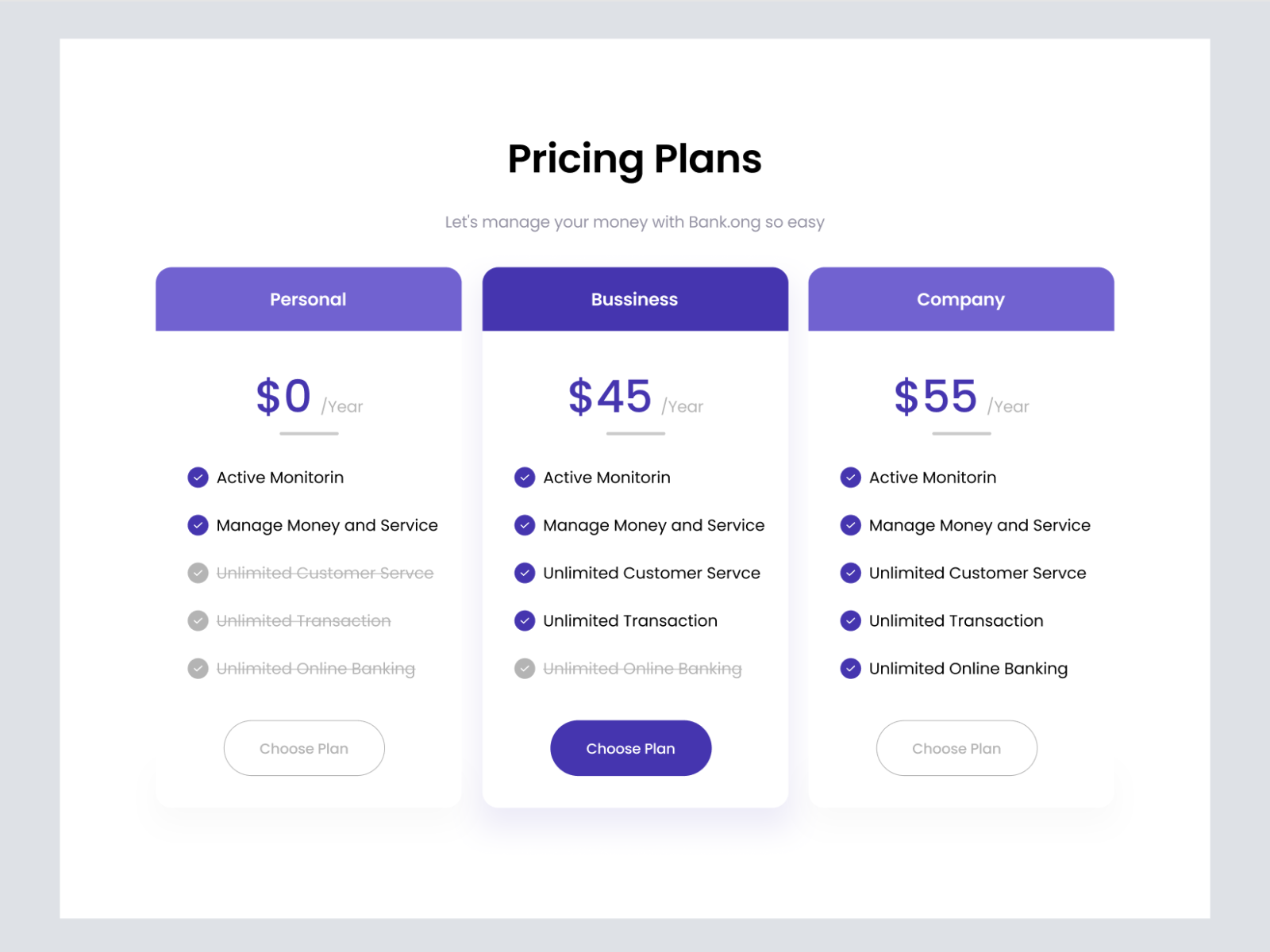 Pricing Section Figma Resources | Pricing Section Adobe XD Resources | AR Shakir
