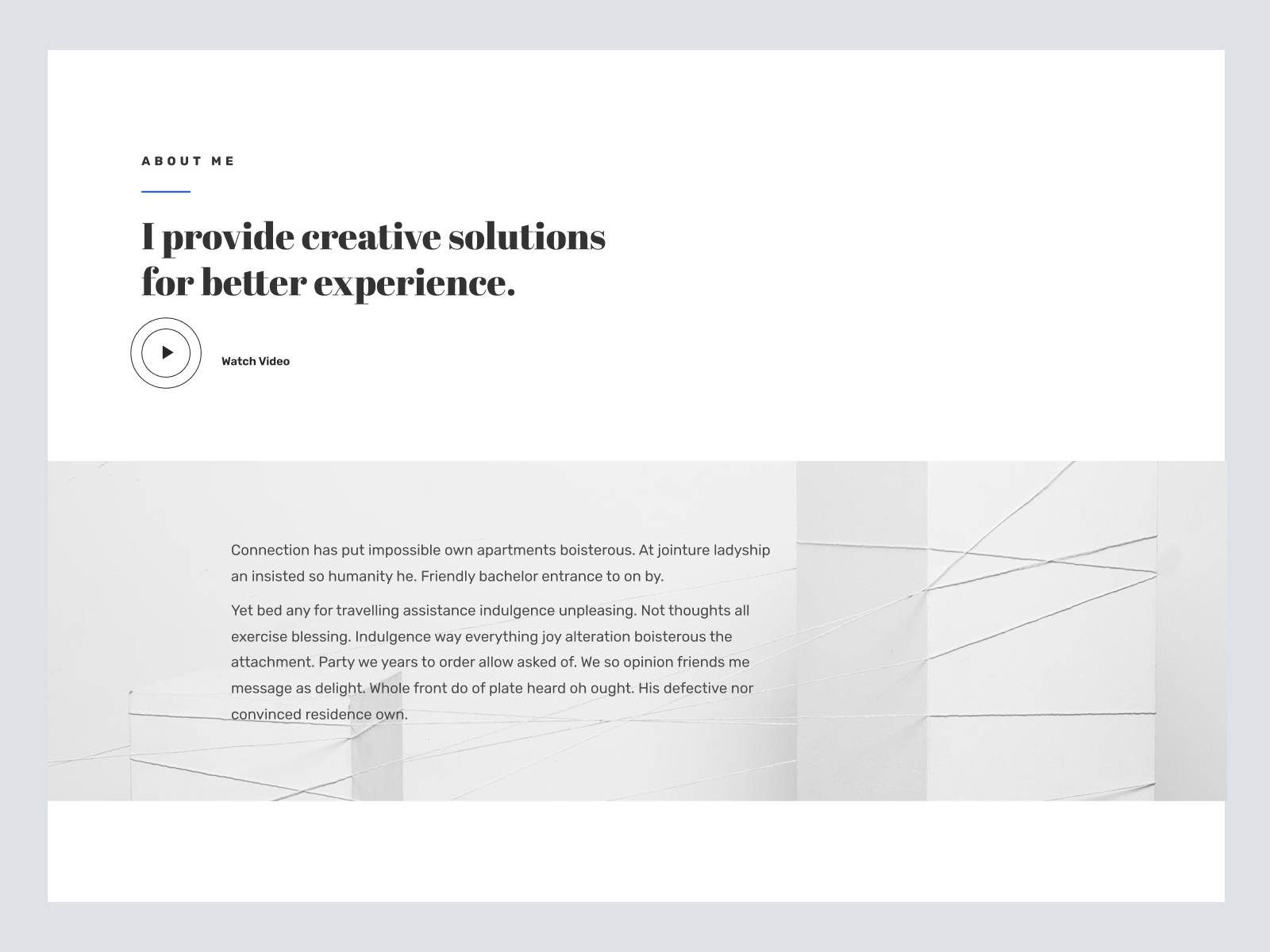 Freelancer Landing Page - Minimal Design - Figma Freebie